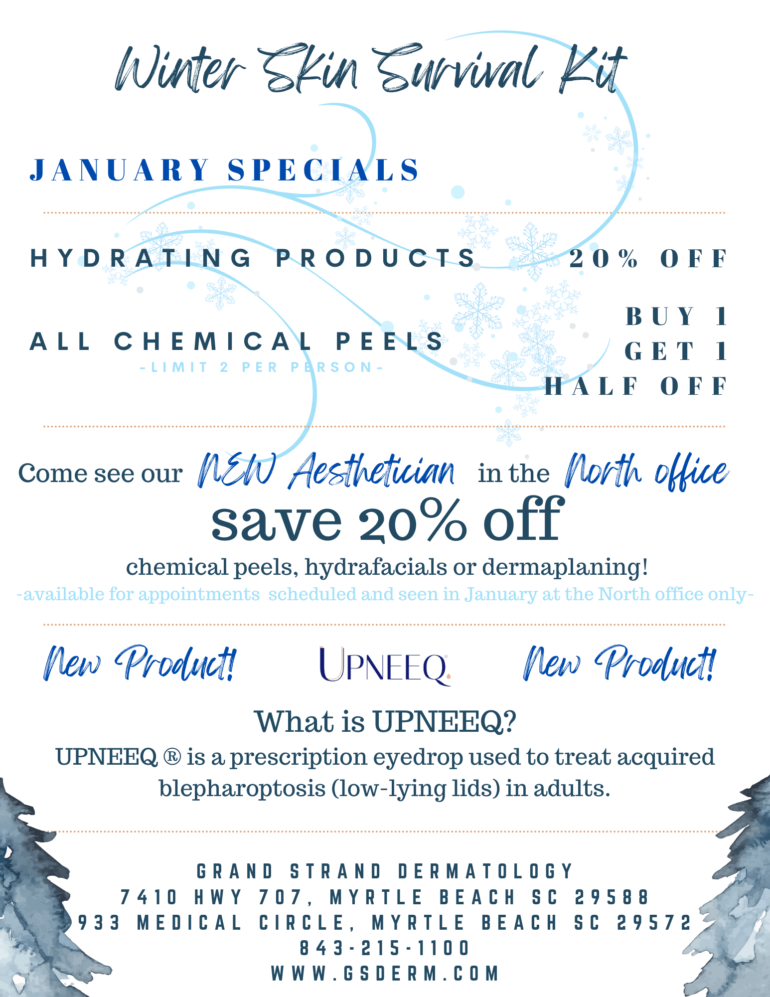 Specials Archive Specials - Grand Strand Dermatology, LLC