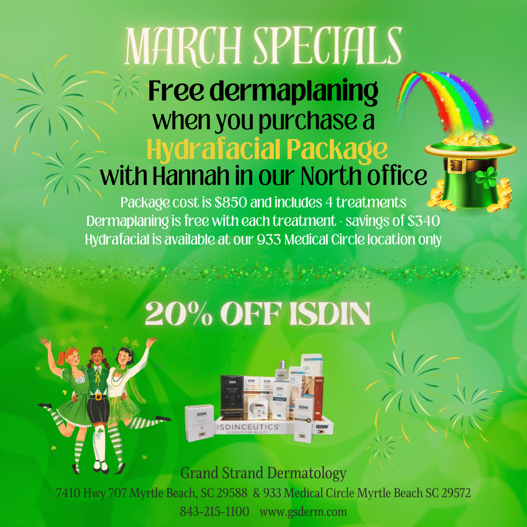 Specials Archive Specials - Grand Strand Dermatology, LLC