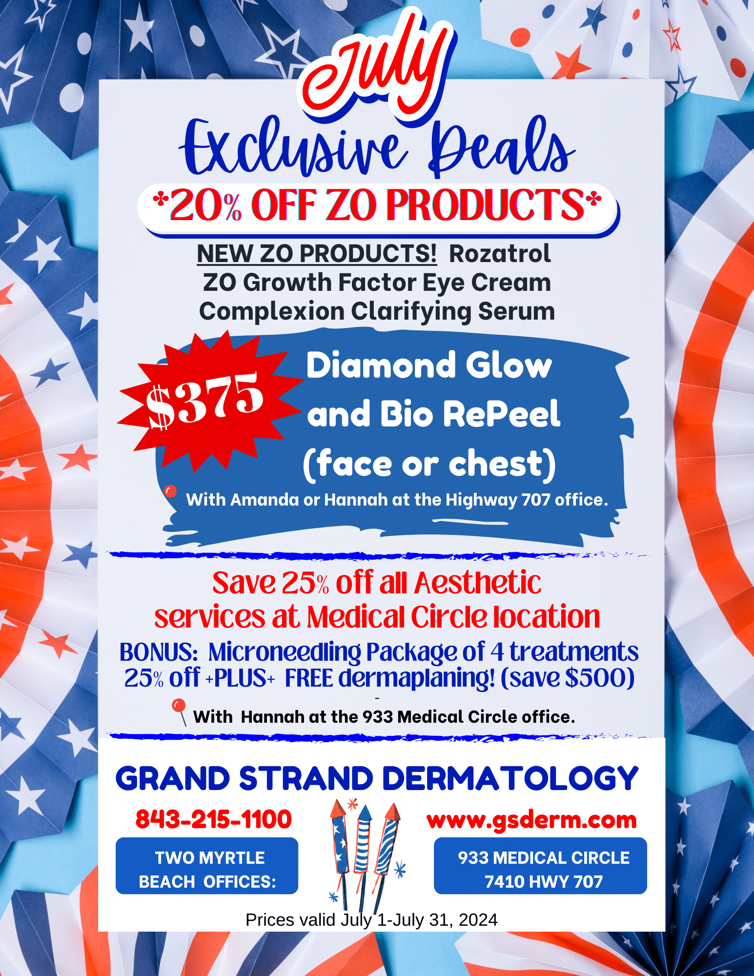 Specials Archive Specials - Grand Strand Dermatology, LLC